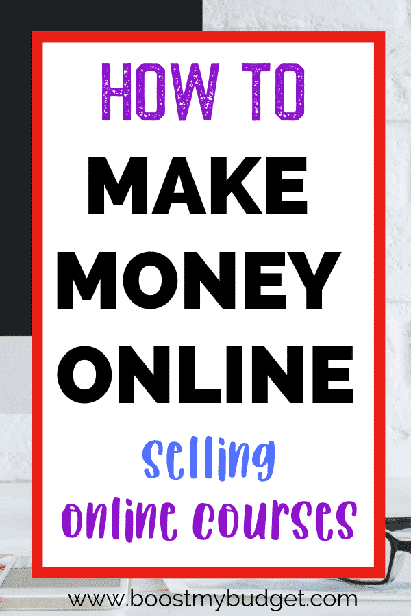 Making Money Selling Online Courses Side Hustle Case Study Boost My